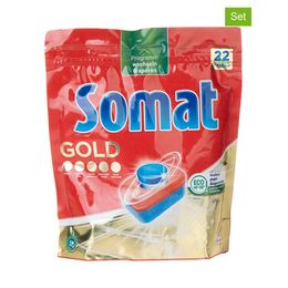 Somat 7er-Set: Spülmaschinentabs "Gold", je 22 Tabs - 30% | Putzutensilien
