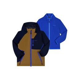 Kamik 3in1-Regenjacke "Silas" in Braun/ Blau - 39% | Größe 110 | Kinder-outdoor-jacken