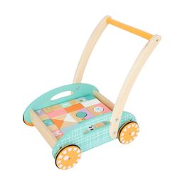 Small Foot Lauflernwagen "Pastell" mit Bausteinen - ab 12 Monaten - 10% | Lauflernhilfe