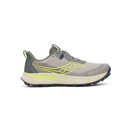 Saucony Laufschuhe "Peregrine 15" in Grau/ Hellgrün - 41% | Größe 44 | Herrenschuhe-outdoorschuhe