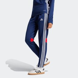 Trainingshose adidas Performance "TIRO ES PNT W", Damen, Gr. XXL, N-Gr, blau (team navy blau, rot), Obermaterial: 100% Polyester, Hosen