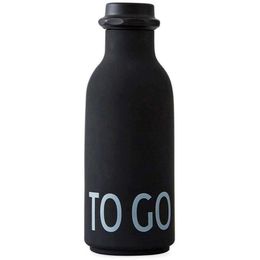 Design Letters Trinkflasche "To Go" in Schwarz - 500 ml - 54% | Damen-outdoor-ausruestung