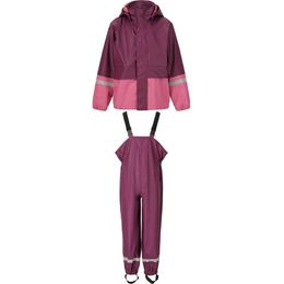 ZIGZAG 2tlg. Regenoutfit "Simba" in Lila/ Pink - 49% | Größe 140 | Kinder-outdoor-jacken