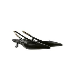Högl Högl Leder-Slingpumps in Schwarz - 56% | Größe 38,5 | Pumps