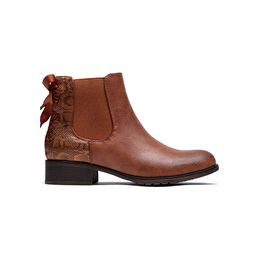 Foreverfolie Chelsea-Boots in Hellbraun - 59% | Größe 36 | Stiefeletten