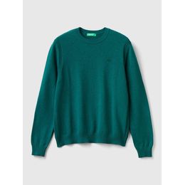 Benetton Pullover in Gr&uuml;n - 55% | Gr&ouml;&szlig;e 122 | Kinder-pullover