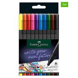 Faber-Castell 2er-Set: Filzschreiber "Grip 0.4" - 2x 10 Stück - 10% | Schulzubehoer