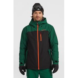 O`Neill O'Neill Ski-/ Snowboardjacke in Schwarz/ Grün - 40% | Größe L | Herren-outdoorjacken