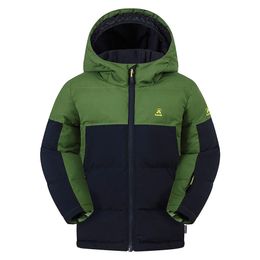 Kamik Winterjacke ''Tucker'' in Gr&uuml;n/ Anthrazit - 44% | Gr&ouml;&szlig;e 128 | Kinderjacken