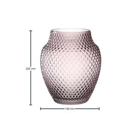 Leonardo Vase "Poesia" in Lila - (H)22,5 x Ø 19 cm - 25% | Kerzen-vasen