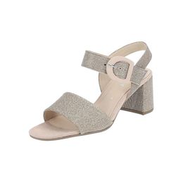 Gabor Leder-Sandaletten in Beige - 64% | Größe 36 | Damen-sandalen