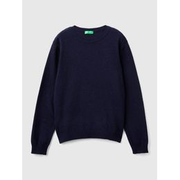 Benetton Pullover in Dunkelblau - 47% | Gr&ouml;&szlig;e 122 | Kinder-pullover