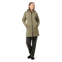 Ilse Jacobsen Regenmantel in Khaki - 64% | Größe 42 | Damen-outdoorjacken