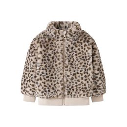 name it Fleecejacke in Beige - 40% | Größe 98 | Babyjacken