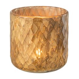 J Line Windlicht in Gold - (H)14 x Ø 14 cm - 10% | Kerzen-vasen