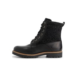 TRAVELIN' Leder-Boots "Folge" in Schwarz - 49% | Größe 37 | Damen-stiefel