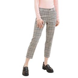 Tom Tailor Hose in Grau/ Beige - 56% | Gr&ouml;&szlig;e L | Damenhosen
