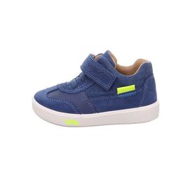 Superfit Leder-Sneakers "Supies" in Blau - 38% | Größe 26 | Babysneakers