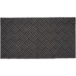 Pad Fußmatte »EDGE, Schmutzfangmatte« rechteckig 13 mm Höhe modernes Design, In- und Outdoor geeignet, auch als Läufer erhältlich stone-black...