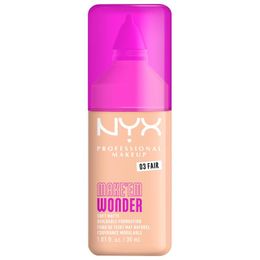 NYX Foundation »Professional Makeup Make 'EM Wonder Foundation« natur Soft matte, aufbaubare Deckkraft - bis zu 24H Halt