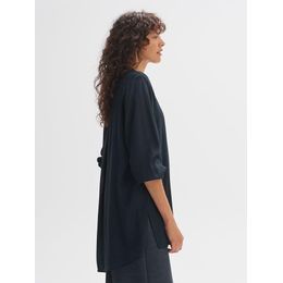 Opus Longbluse "Facura" in Dunkelblau - 52% | Gr&ouml;&szlig;e 38 | Damen-blusen