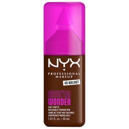 NYX Foundation »Professional Makeup Make 'EM Wonder Foundation« natur Soft matte, aufbaubare Deckkraft - bis zu 24H Halt