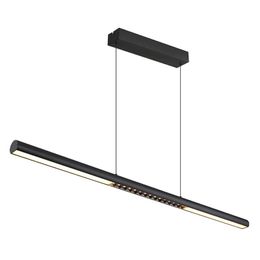 Globo LIGHTING H&auml;ngeleuchte &raquo;CODY&laquo; LED-Modul 1 Stk. Warmwei&szlig; H&auml;ngelampe Esszimmer-Leuchte Esstischleuchte Wohnzimmer schwarz matt