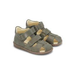 Bundgaard Leder-Halbsandalen "Ranjo" in Grün - 64% | Größe 21 | Babysandalen