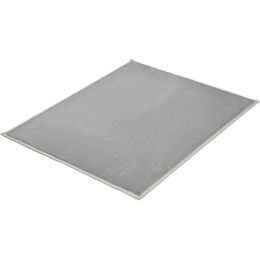 Kleine Wolke Badematte &raquo;&raquo;Velvet&laquo;&laquo; H&ouml;he 5 mm rutschhemmend beschichtet fu&szlig;bodenheizungsgeeignet Badteppich, Uni Farben, Samt-Optik, leichter Schimmer Polyester