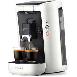 PHILIPS SENSEO Kaffeepadmaschine »Maestro CSA260/60, mit drei Kaffee-Einstellungen« aus 80% rec. Plastik, Memo-Funktion Star White