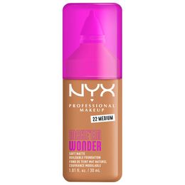 NYX Foundation »Professional Makeup Make 'EM Wonder Foundation« natur Soft matte, aufbaubare Deckkraft - bis zu 24H Halt