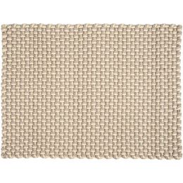 Pad Fußmatte »POOL, Schmutzfangmatte« rechteckig 15 mm Höhe handgewebt, In- und Outdoor geeignet, auch als Läufer erhältlich sand-beige...