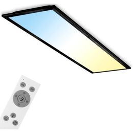 Briloner Leuchten LED Panel »7167016 Piatto« LED-Board Kaltweiß Neutralweiß Tageslichtweiß Warmweiß Deckenlampe, 100x25x6cm, 24W, Wohnzimmer,...