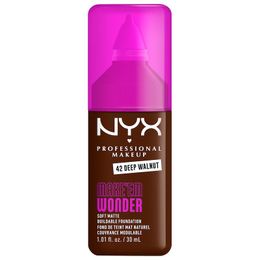NYX Foundation »Professional Makeup Make 'EM Wonder Foundation« natur Soft matte, aufbaubare Deckkraft - bis zu 24H Halt