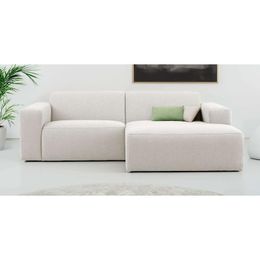 Inosign Ecksofa »Koa, 228 cm, L-Form, Modulsofa in Cord, Chenille, Struktur, Webstoff« Designsofa, weicher Lounge-Sitzkomfort, Welleunterfederung,...