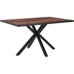 Hela Esstisch &raquo;Cleo I T&laquo; Breite ca. 140 cm Oldwood/schwarz + schwarz Entdecke unseren modernen Tisch mit Stativgestell &ndash; die perfekte Kombination...