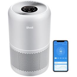 LEVOIT Luftreiniger »Core 300S Pro Smart Air Purifier« für 50 qm Räume 3-Stufen-HEPA-Filtersystem, leiser Reiniger für Allergiker grau