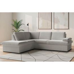 Sit & More sit&more Ecksofa &raquo;Moreno L-Form, B: 238 cm&laquo; mit Armteilverstellung, optional Bettfunktion beige 100% Polyester