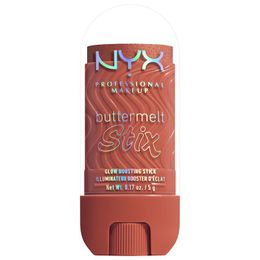 NYX Highlighter »Professional Makeup Buttermelt Stix Glow Boosting Highlighter Stick« natur Diese buttrige Textur schmilzt förmlich in die Haut ein