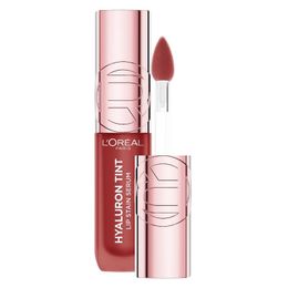 L'ORÉAL PARIS Lipgloss »Hyaluron Tint Lip Stain Serum« rot Einmal auftragen für zarte Farbe und maximalen Komfort