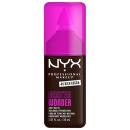 NYX Foundation &raquo;Professional Makeup Make 'EM Wonder Foundation&laquo; natur Soft matte, aufbaubare Deckkraft - bis zu 24H Halt