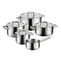 WMF Topf-Set »Comfort Line Induktion, Kochtopf Set mit Glasdeckel, mattiert« 3x Fleischtopf Ø /16/20/24cm, 1 Bratentopf Ø 20cm, 1 Kasserolle Ø16...