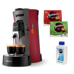 PHILIPS SENSEO Kaffeepadmaschine »Select CSA240/90, mit drei Kaffee-Einstellungen« aus 21% rec. Plastik, Memo-Funktion, inkl. Gratis-Zugabe, Wert...