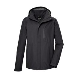 Killtec Outdoorjacke »KOS 256 MN JCKT« Wasser- und winddichte Herrenjacke, atmungsaktiv, abnehmbare Kapuze anthra L L Herren Funktionsjacke mit...