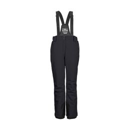 Killtec Damen Skihose &raquo;KSW 249 WMN SKI PNTS&laquo; Wind- und wasserdicht, verstellbare Tr&auml;ger, PFAs-frei impr&auml;gniert schwarz 42, Normalgr&ouml;&szlig;en
