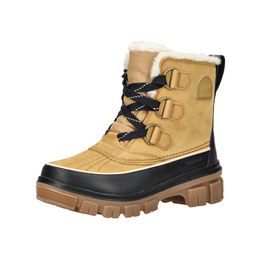 Sorel Snowboots &raquo;Stiefelette Veloursleder&laquo; Curry 36 36 Verschluss: Schn&uuml;rung