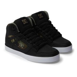 DC Shoes Sneaker »Pure High-Top« Black/Black/Green 8,5(41) 8,5(41) Leder-, Nubukleder- und/oder Wildlederobermaterial