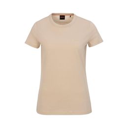 BOSS Orange T-Shirt »Elogo0 Premium Damenmode« mit Graphic Details Open Beige 287 XS (34) XS (34) Shirt von BOSS Orange Womenswear