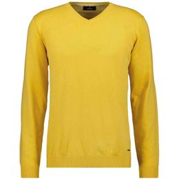 Ragman V-Ausschnitt-Pullover Zitrone-532 48 48 Baumwolle-Kaschmir-Mix