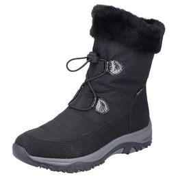 Rieker Winterboots mit Fellimitat-Besatz am Schaftrand schwarz 42 42 Mit praktischem Schnellverschluss und Innenreißverschluss